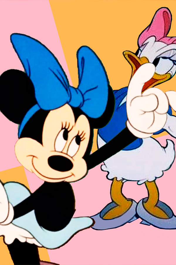 Daisy Duck And Minnie Mouse Anime